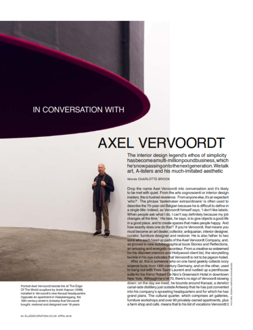 Articles — Axel Vervoordt